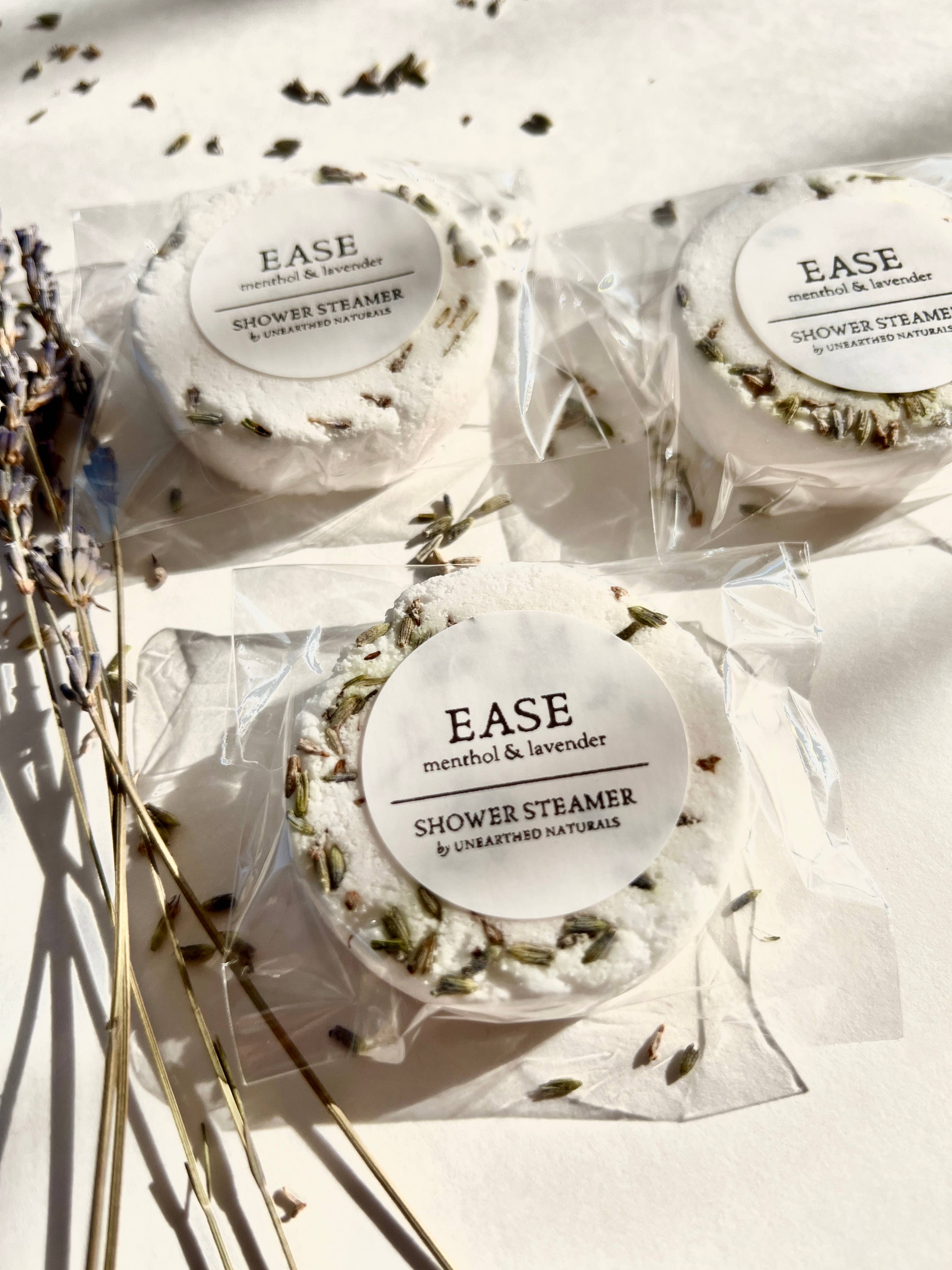 Ease – Lavender + Menthol Shower Steamers | Relaxation – Life Anchored Home