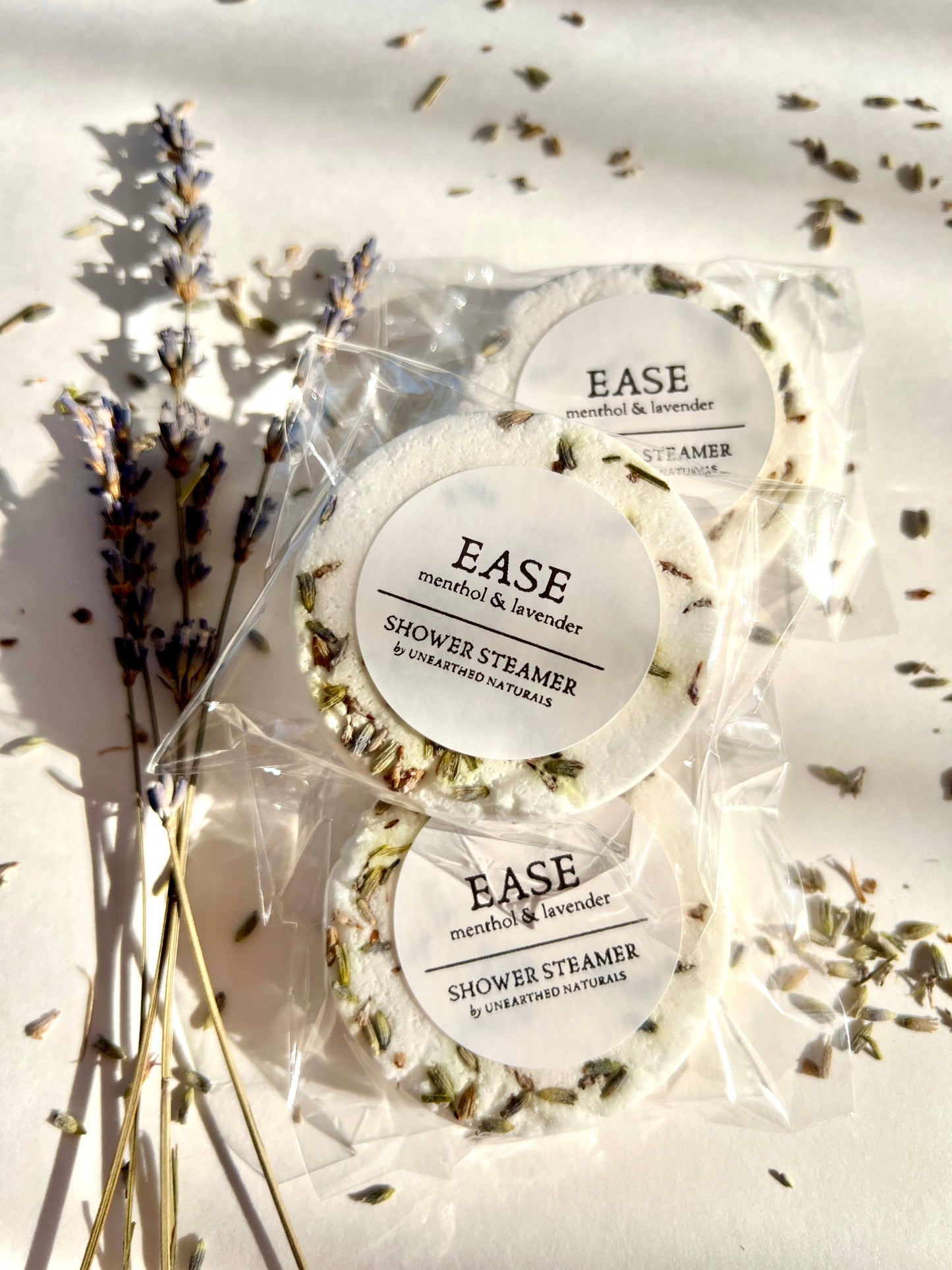 Ease – Lavender + Menthol Shower Steamers | Relaxation – Life Anchored Home