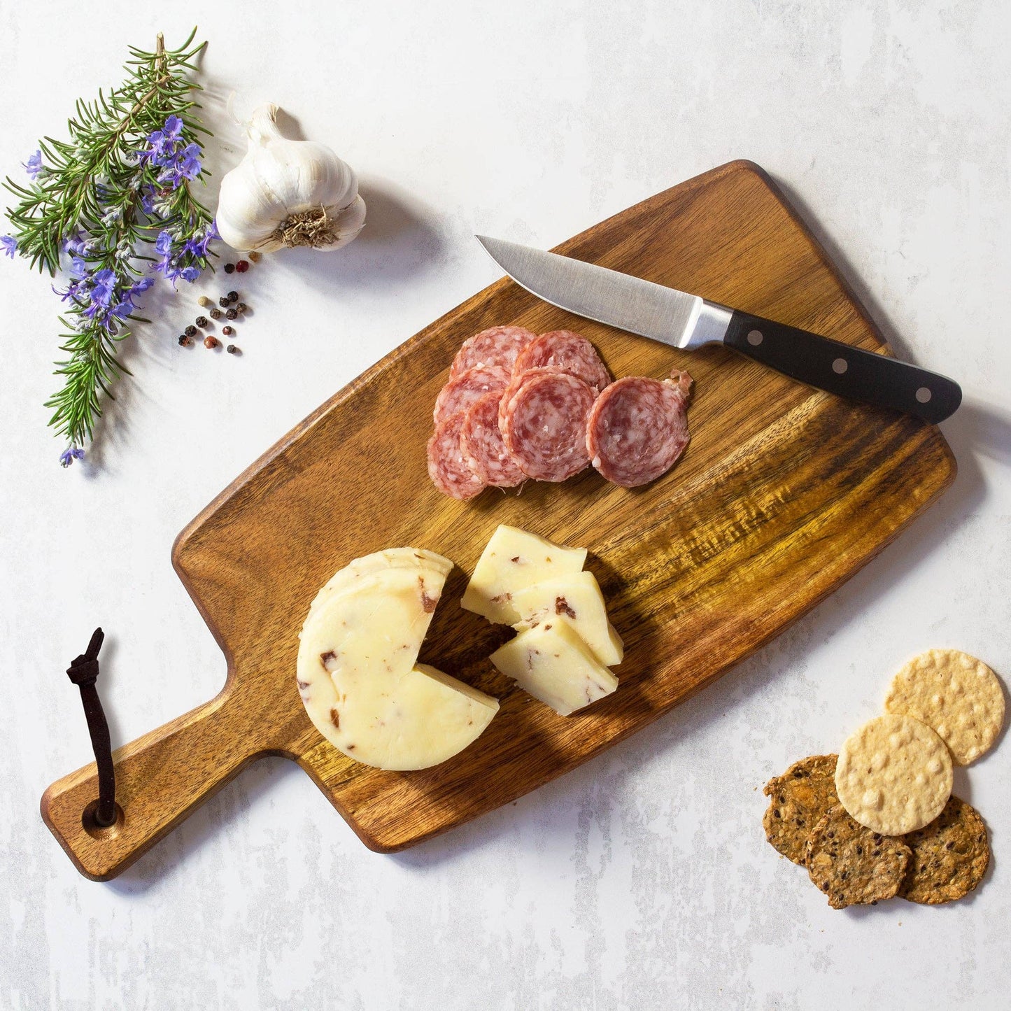 Rock & Branch® Acacia Wood Charcuterie Serving Paddle Board – Life ...